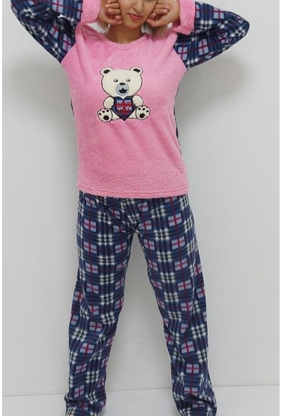 Kostüm Sarayı Panda Desenli Pijama Takımı Pembe Kostüm Sarayı Panda Desenli Pijama Takımı Pembe