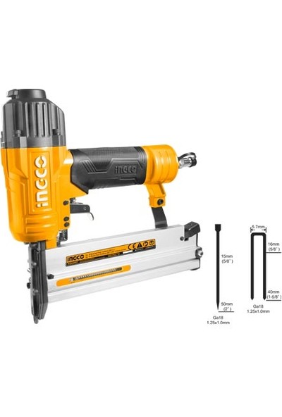 Ingco Havalı Zımba ve Çivi Tabancası