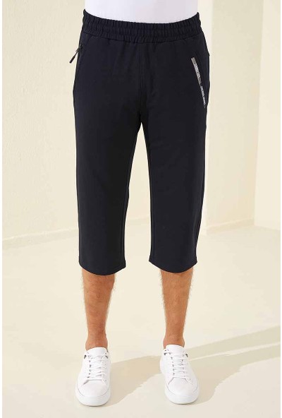 Tommylife Lacivert Erkek Ön Cep Detaylı Standart Kalıp Klasik Paça Kapri - 83092 Tommylife Lacivert Erkek Ön Cep Detaylı Standart Kalıp Klasik Paça Kapri - 83092