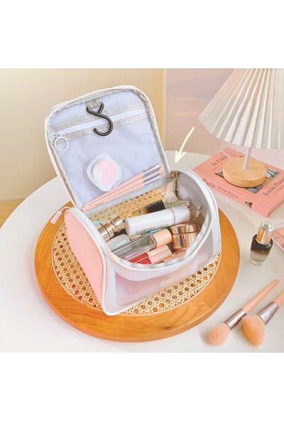 Pasifix Şeffaf Fermuarlı Makyaj Çantası (Yurt Dışından)