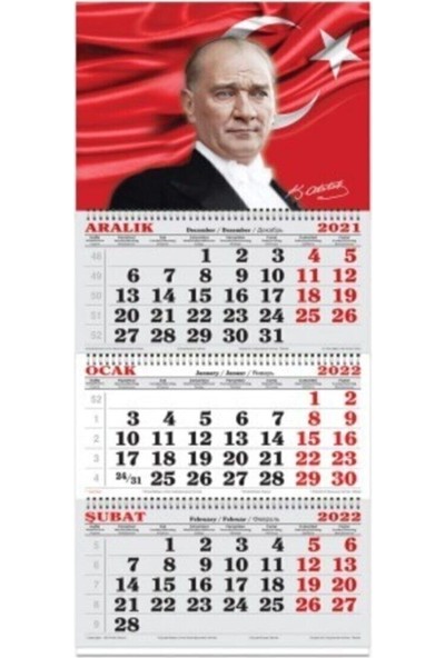 Keskin Color 2022 Jumbo Denizci Takvimi - Atatürk 1 Keskin Color 2022 Jumbo Denizci Takvimi - Atatürk 1