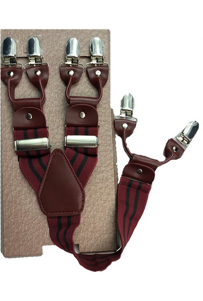 Kemer Sepeti Çizgili 6 Klipsli