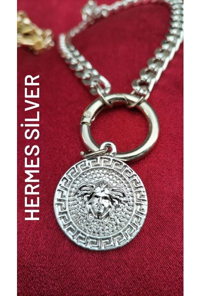 PatisCo Hermes Köpek Kolyesi Gri 40 cm PatisCo Hermes Köpek Kolyesi Gri 40 cm