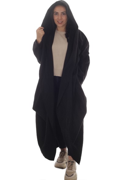 İtalyan Kadın Italyan Büyük Beden Kışlık Otantik Bohem Salaş Kaban Kap