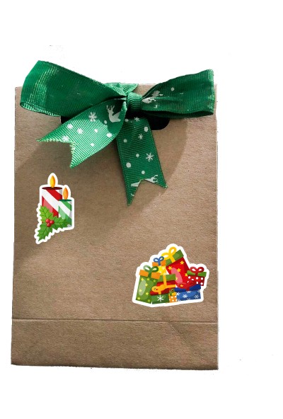 Partini Kutla Hediye Paketi ve Mumlar Görselli Hediye Poşeti Partini Kutla Hediye Paketi ve Mumlar Görselli Hediye Poşeti