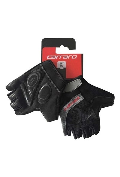 Carraro V7E Kısa Parmak Bisiklet Eldiveni Siyah Xl Carraro V7E Kısa Parmak Bisiklet Eldiveni Siyah Xl