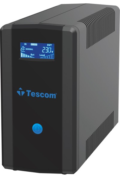 Tescom Leo+ 2200 Va Interactıve 4-8 Dk (2X9AH) Tescom Leo+ 2200 Va Interactıve 4-8 Dk (2X9AH)