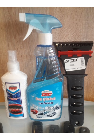 Autokit Yağmur Kaydırıcı-Buz Kazıyıcı-Buz Çözücü
