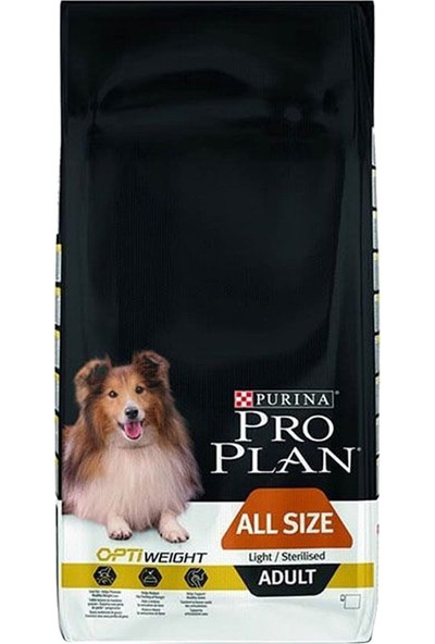 Pro Plan All Size Light / Sterilised With Optiweight Yetişkin Köpek Maması - 14 kg Pro Plan All Size Light / Sterilised With Optiweight Yetişkin Köpek Maması - 14 kg