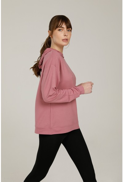 Lumberjack SN119 Marta Slogan Sweats Pembe Kadın Sweatshirt Lumberjack SN119 Marta Slogan Sweats Pembe Kadın Sweatshirt