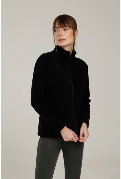 Kinetix SN160 Basic Polar Pocket Siyah Kadın Polar