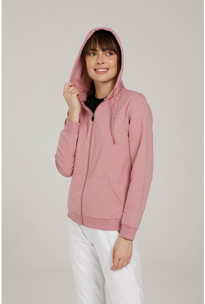 Lumberjack SN77 Basic Hoodie Full Zı Pembe Kadın Eşofman Üstü Lumberjack SN77 Basic Hoodie Full Zı Pembe Kadın Eşofman Üstü