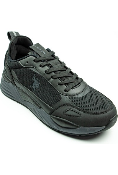 U. S. Polo Assn 101050993 Recife Siyah Erkek Sneaker