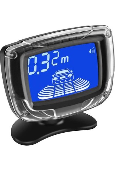 Techmaster LCD Ekranlı Araç Park Sensörü Ses Ikazlı 4 Sensörlü Gri Techmaster LCD Ekranlı Araç Park Sensörü Ses Ikazlı 4 Sensörlü Gri