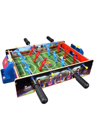 Akçiçek Oyuncak Fcb Ahşap Masa Maçı Langırt Oyun