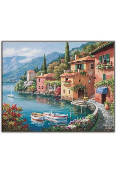 Hobiden Sanata Sahil Manzarası 2 Sayılarla Boyama Seti