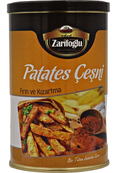 Zarifoğlu Patates Çeşnisi Teneke 180 gr Zarifoğlu Patates Çeşnisi Teneke 180 gr