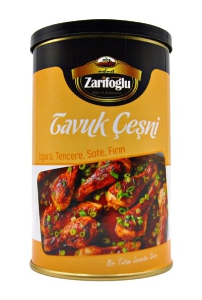 Zarifoğlu Tavuk Çeşni Baharatı Teneke 180 gr