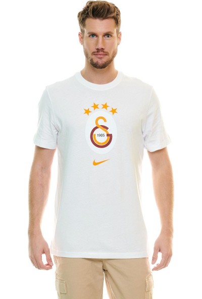 Galatasaray Forma Beyaz Arma Yıldızlı T-Shirt Galatasaray Forma Beyaz Arma Yıldızlı T-Shirt