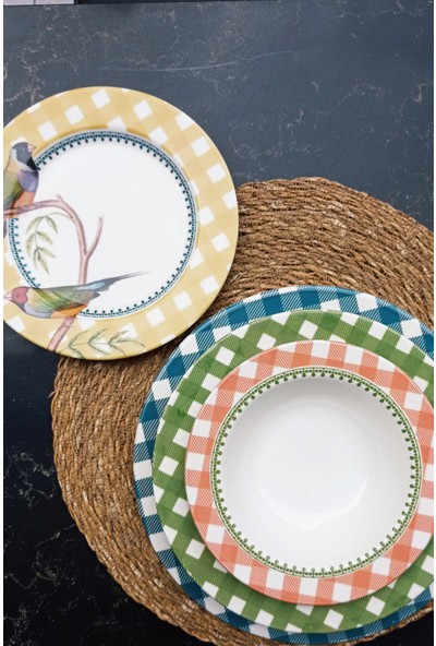 Kosova Bird 24 Parça Porselen Yemek Takımı