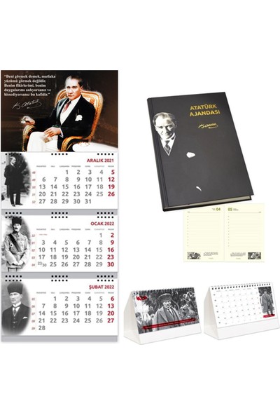2022 Atatürk Gemici Duvar Takvimi + Atatürk Ajanda + Atatürk Piramit Takvimi 2022 Atatürk Gemici Duvar Takvimi + Atatürk Ajanda + Atatürk Piramit Takvimi