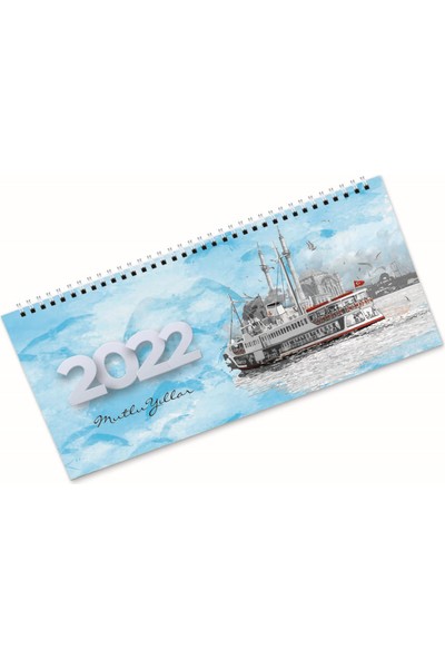 2022 Haftalık Masa Takvimi Masa Sümeni Büyük Boy 33x16 cm 2022 Haftalık Masa Takvimi Masa Sümeni Büyük Boy 33x16 cm