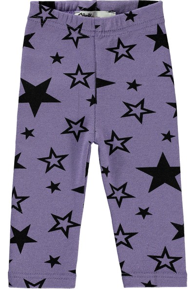 Civil Baby Kız Bebek Uzun Tayt 6-18 Ay Mor