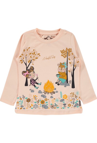 Civil Cvl Civil Girls Kız Çocuk Sweatshirt 2-5 Yaş Açık Somon Civil Cvl Civil Girls Kız Çocuk Sweatshirt 2-5 Yaş Açık Somon