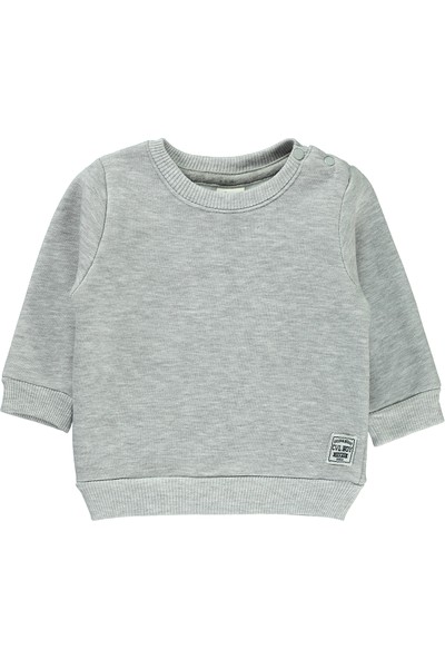Civil Baby Erkek Bebek Sweatshirt 6-18 Ay Grimelanj