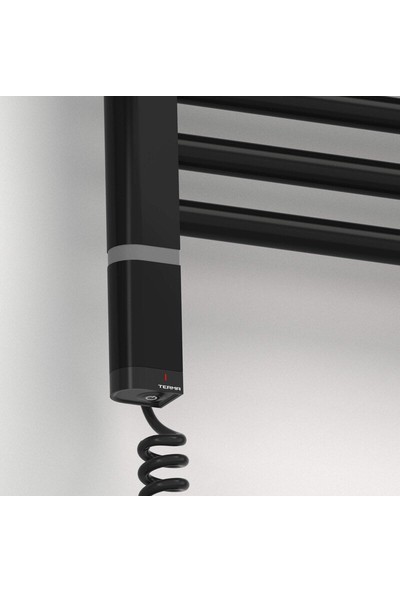 Radiva Haiti Elektrikli Havlupan 600 Watt 500 x 1200 cm Düz Mat Siyah (Oned On/off Termostatlı) Sol Radiva Haiti Elektrikli Havlupan 600 Watt 500 x 1200 cm Düz Mat Siyah (Oned On/off Termostatlı) Sol