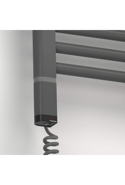 Radiva Haiti Elektrikli Havlupan 200 Watt 400 x 700 cm Düz Antrasit (Oned On/off Termostatlı) Sol