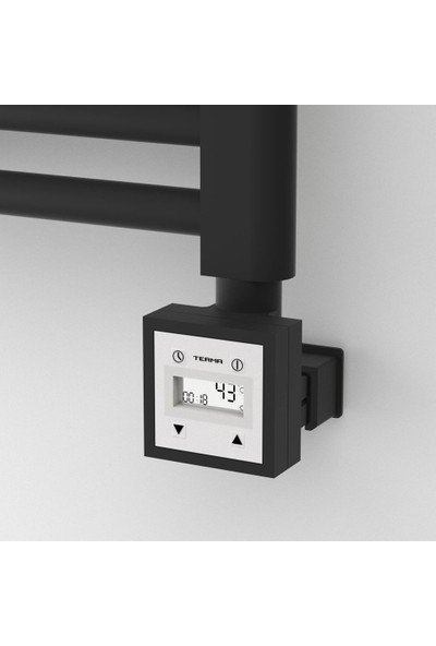 Radiva Haiti Elektrikli Havlupan 200 Watt 300 x 700 cm Düz Mat Siyah (Kt x 3 Termostatlı)
