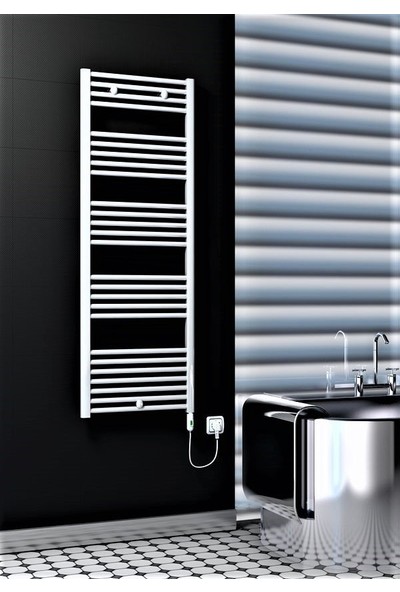 Radiva Haiti Elektrikli Havlupan 600 Watt 500 x 1500 cm Düz Beyaz (On/off Düğmeli) Radiva Haiti Elektrikli Havlupan 600 Watt 500 x 1500 cm Düz Beyaz (On/off Düğmeli)