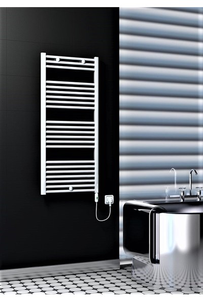 Radiva Haiti Elektrikli Havlupan 600 Watt 500 x 1200 cm Düz Beyaz (On/off Düğmeli) Radiva Haiti Elektrikli Havlupan 600 Watt 500 x 1200 cm Düz Beyaz (On/off Düğmeli)