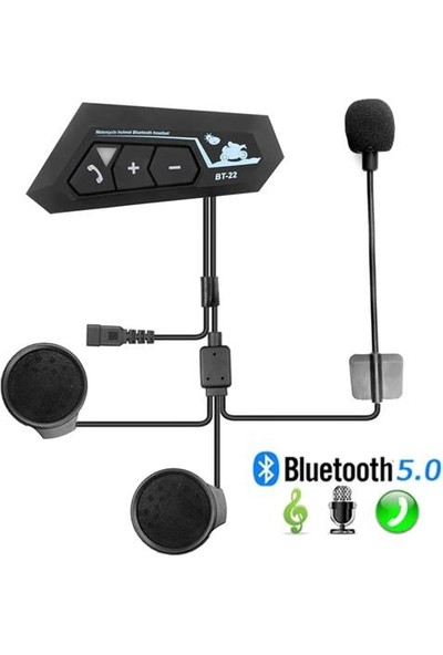 Bt BT22 Motosi̇klet Kask Kablosuz Intercom Su Geçi̇rmez Bt BT22 Motosi̇klet Kask Kablosuz Intercom Su Geçi̇rmez
