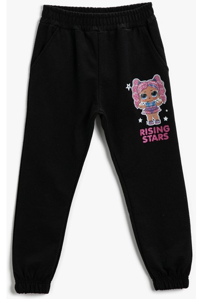 Koton Lol Lisanslı Baskılı Jogger Eşofman Altı Pamuklu