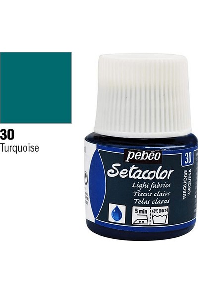 Pebeo Setacolor Transparan Kumaş Boyası 30 Turkuaz Pebeo Setacolor Transparan Kumaş Boyası 30 Turkuaz