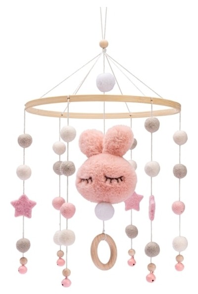 Süper Market Super Market Keçeden Yapılmış Tavşanlı Pembe Beşik Dönencesi (Yurt Dışından) Süper Market Super Market Keçeden Yapılmış Tavşanlı Pembe Beşik Dönencesi (Yurt Dışından)