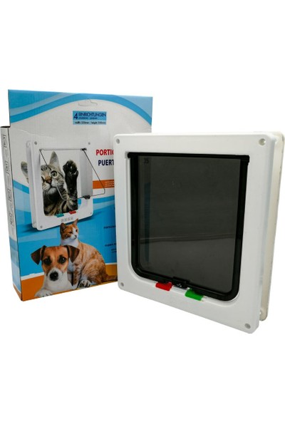 CCA Kedi Kapısı Beyaz Renkli 235MMX50MMX250MM