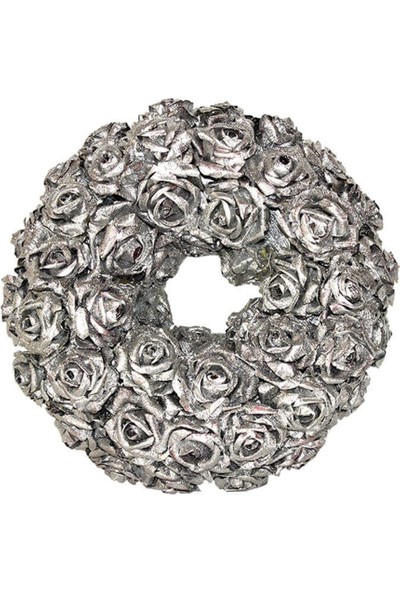 Parti Adresi Güllü Halka Silver 30 cm