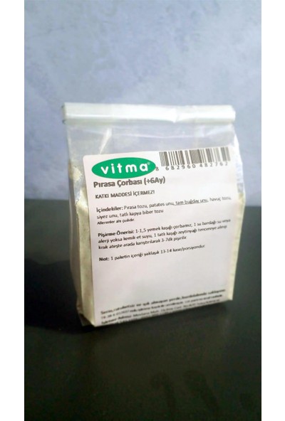 Vitma Pırasa Çorbası (+6 Ay)