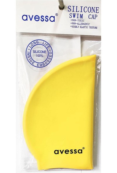 Avessa Silikon Bone Sarı Havuz Bonesi SC807 Avessa Silikon Bone Sarı Havuz Bonesi SC807