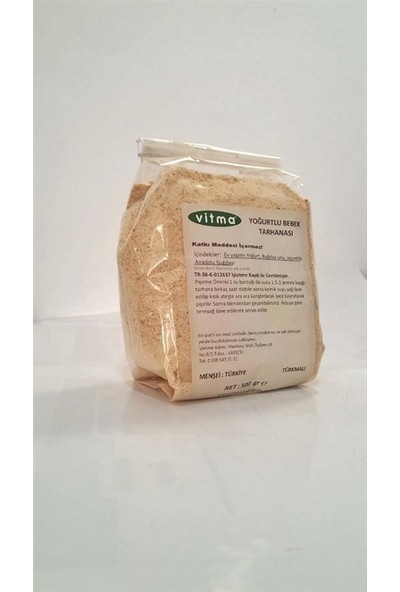 Vitma Yoğurtlu Bebek Tarhanası 500GR Vitma Yoğurtlu Bebek Tarhanası 500GR