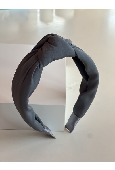 WhoKnows Antrasit Gri Burgu Taç Saç Bandı Kadın WhoKnows Antrasit Gri Burgu Taç Saç Bandı Kadın