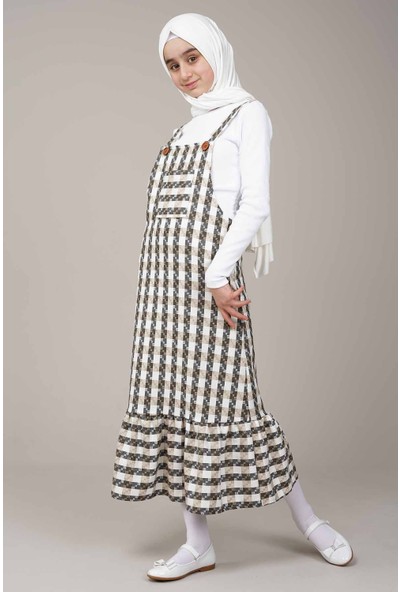 Markosin Genç Kız Askılı Bahçıvan Jile Elbise 10181 Markosin Genç Kız Askılı Bahçıvan Jile Elbise 10181