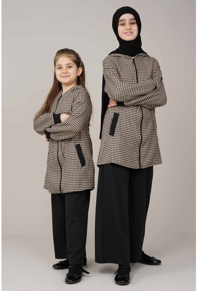 Markosin Genç Kız Kapüşonlu Alt Üst Takım 1013