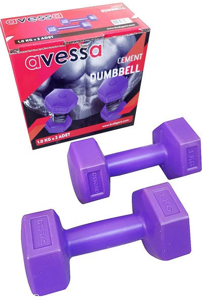 Avessa 1 kg Dambıl Seti 2 Adet Avessa 1 kg Dambıl Seti 2 Adet