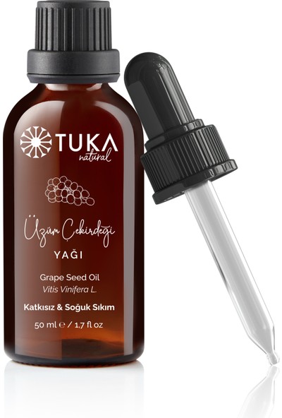 Tuka Natural Üzüm Çekirdeği Yağı 50 ml