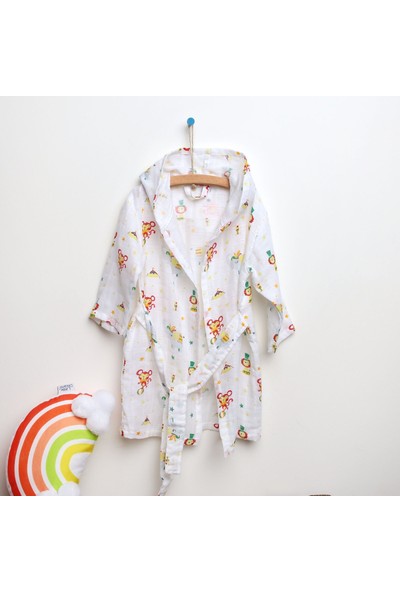 Little Dreams Sirk Hayvanları Bornoz Little Dreams Sirk Hayvanları Bornoz