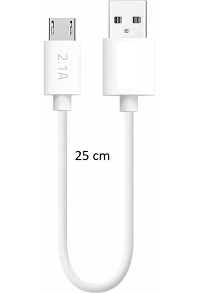 Hiqonic Samsung Xiaomi Huawei Casper Uyumlu Micro USB Powerbank Hızlı Şarj ve Data Kablosu 2.1A 25CM Şarj Hiqonic Samsung Xiaomi Huawei Casper Uyumlu Micro USB Powerbank Hızlı Şarj ve Data Kablosu 2.1A 25CM Şarj